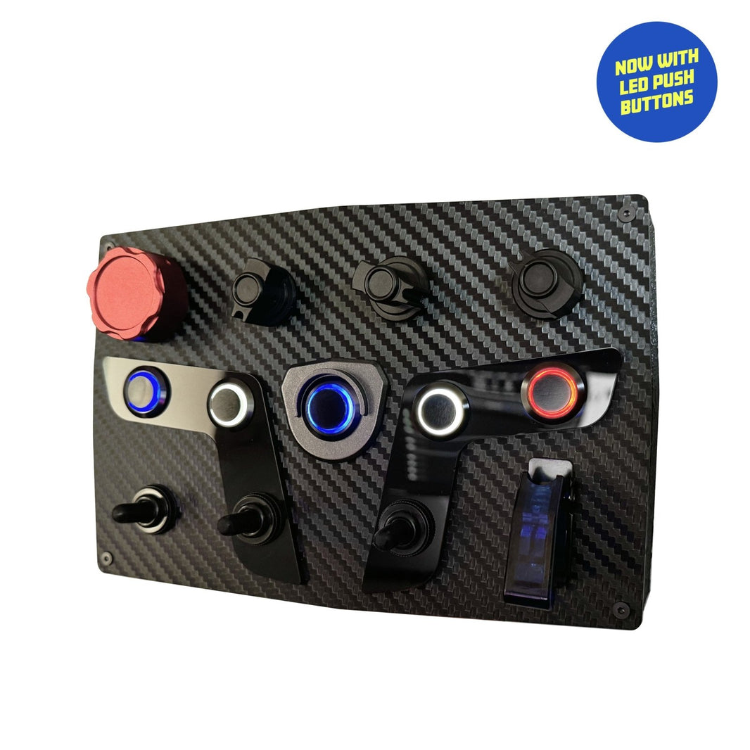 Sim Racing Button Boxes Acrylic Front Panel Collection – Racebox Sim Racing