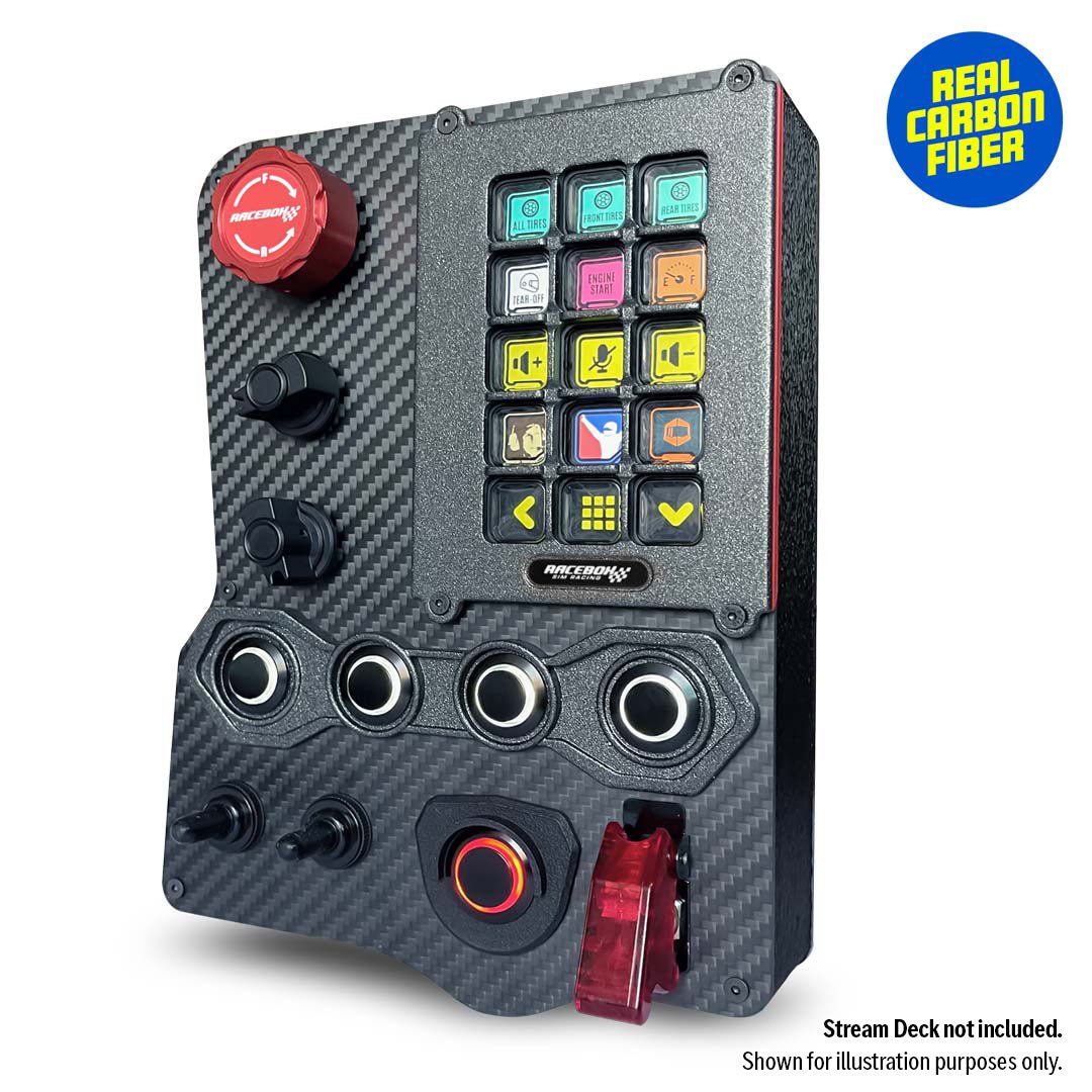 GTR Sim Racing Button box for Stream Deck MK1 or MK2 – Racebox Sim Racing